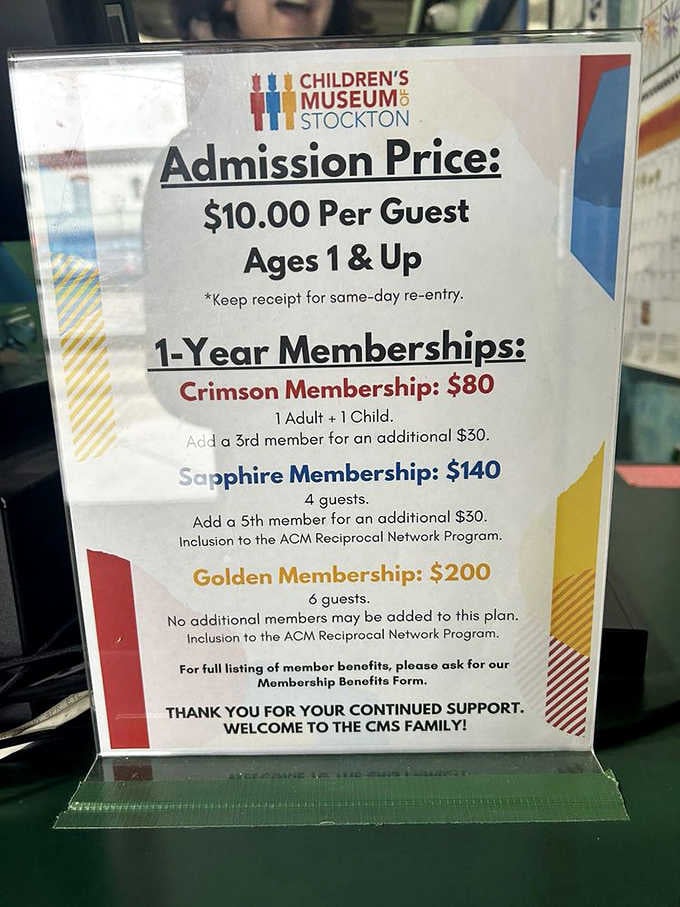 Affordable admission means you can actually bring the whole family without requiring a small business loan first.