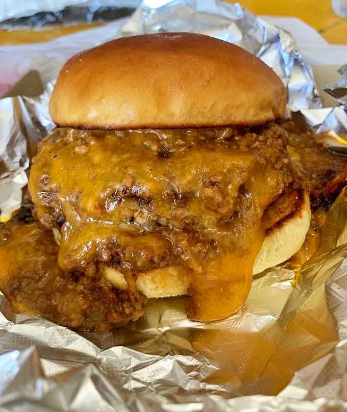 This brisket burger is what happens when barbecue excellence meets handheld convenience &ndash; pure genius on a bun.