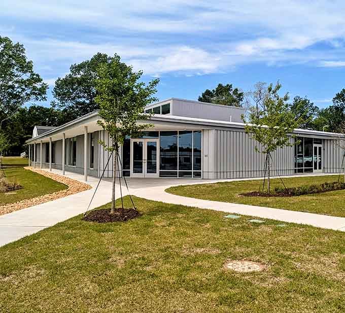 The Laurens County Public Library's Clinton Branch brings modern design to a town that values both progress and tradition.