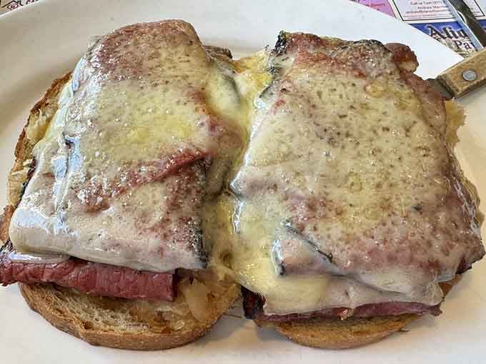 A Reuben sandwich this photogenic deserves its own Instagram account, or at least your immediate attention.