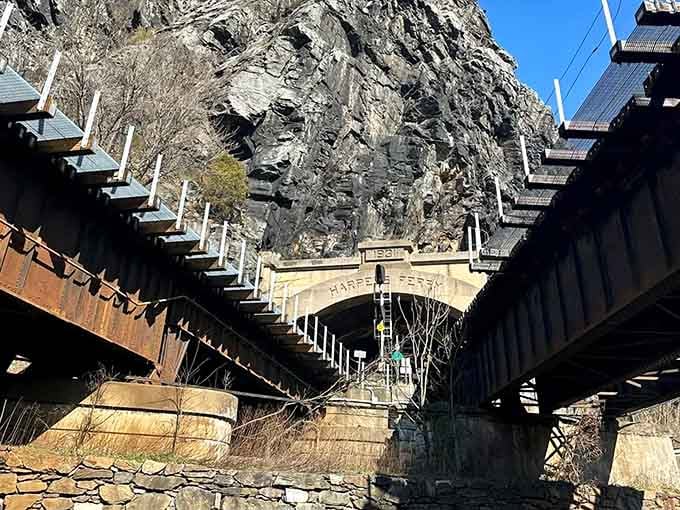 When bridges stack up like a transportation history lesson, you know you've reached somewhere special and historically significant.