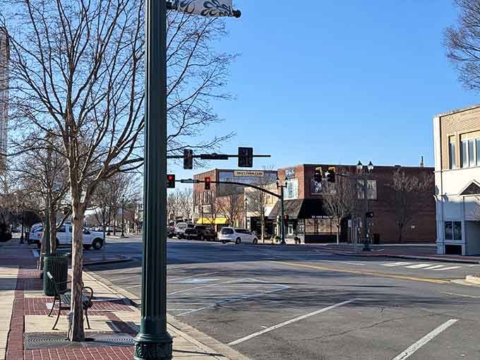 Clean, walkable streets with actual parking spaces; revolutionary concepts that somehow still exist in this Georgia town.