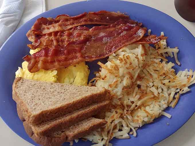 Crispy hash browns and bacon make mornings worth waking up for, even if you're not a morning person.
