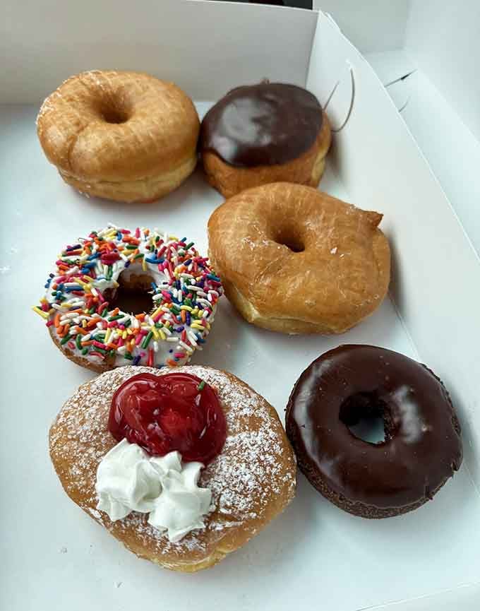 Six different donuts means six chances to find your new favorite, or confirm your longtime loyalty.
