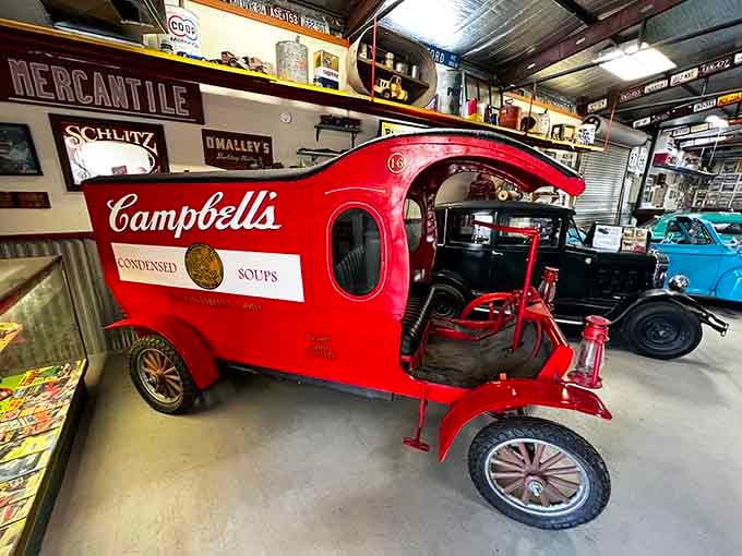 Campbell's never looked so mobile, or so perfectly scaled down for soup deliveries in a parallel universe.