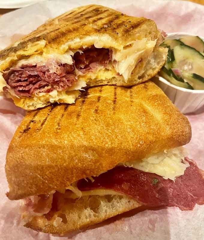 The Prost Reuben's melty layers of corned beef and Gruyere could make a grown person weep with joy.