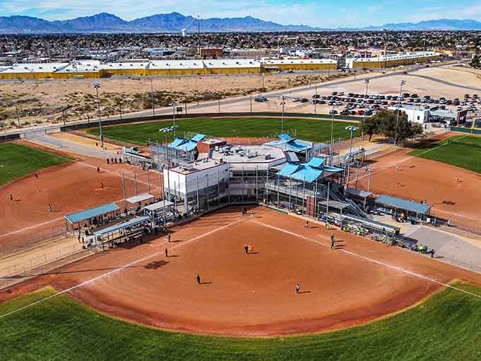 El Paso County Sportspark hosts leagues and tournaments where community spirit matters more than professional contracts ever could.