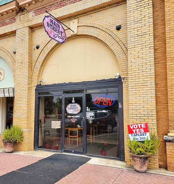 Main Street Grill keeps locals fed without requiring you to decode a menu written in three languages.