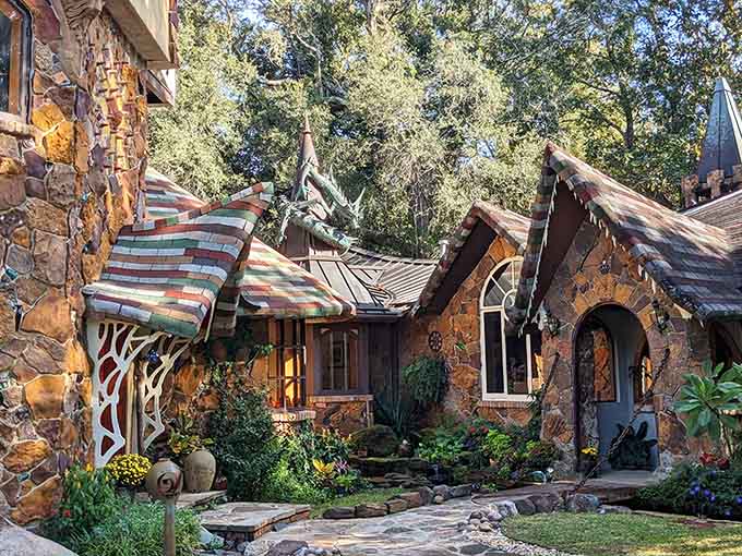 This whimsical cottage looks like it escaped from a fairy tale and decided Alabama suited it just fine.