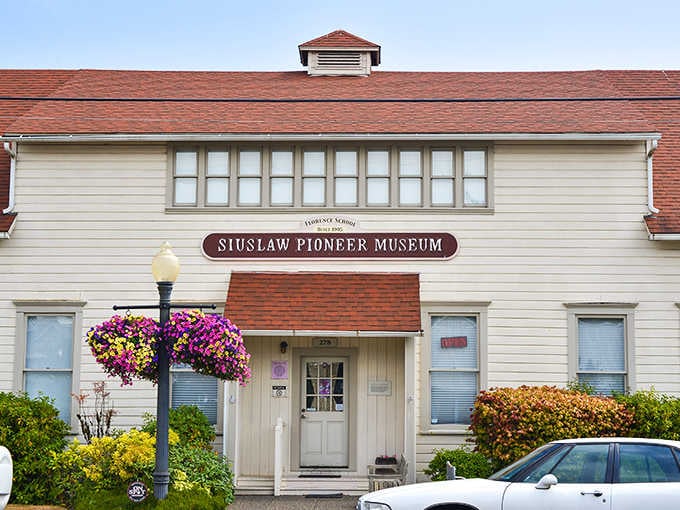 The Siuslaw Pioneer Museum preserves local history in a charming building that's practically begging you to step inside and learn something.