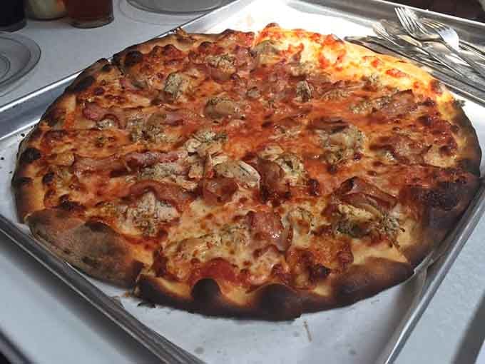 Chicken and bacon unite on this beauty, proving that sometimes the classics need a little poultry-based reinforcement.