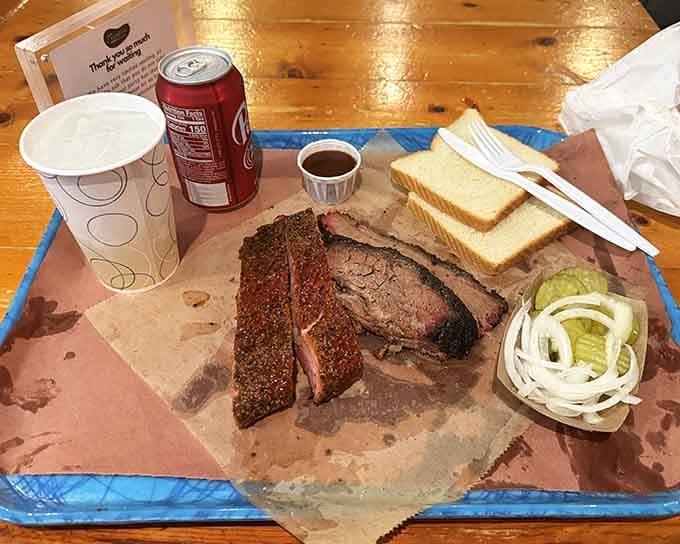 That bark on the brisket took twelve hours to develop, and about twelve seconds to make you a believer.