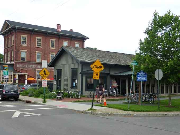 Historic train station vibes meet modern-day charm in a building that's seen generations of travelers pass through.