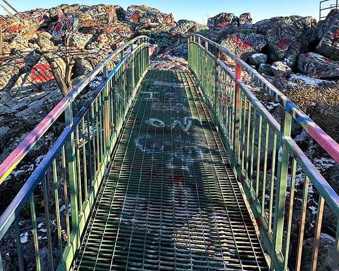 Dan's Mountain offers views that make you understand why people write songs about taking country roads home.