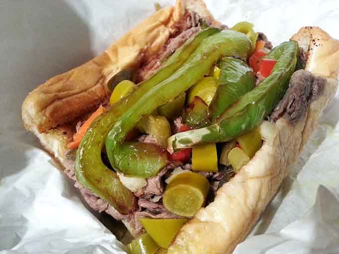 Italian beef meets peppers in a sandwich romance that would make any Chicago native weep tears of joy.