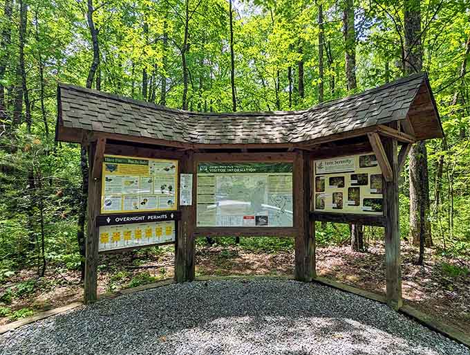 Stop here first to grab your trail map, because getting lost is only fun in the movies.