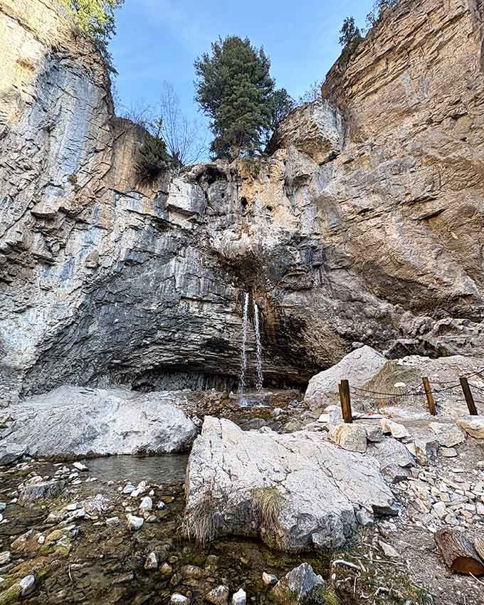 Limestone cliffs that have been sculpted by water over millennia—talk about patience paying off.