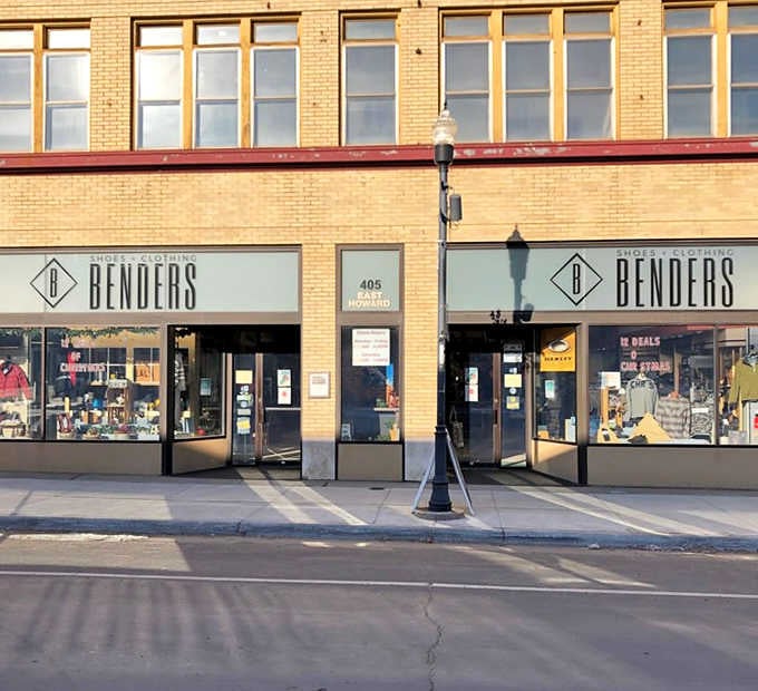 Downtown shops like these keep Hibbing's main street alive with character, history, and that authentic small-town shopping experience.