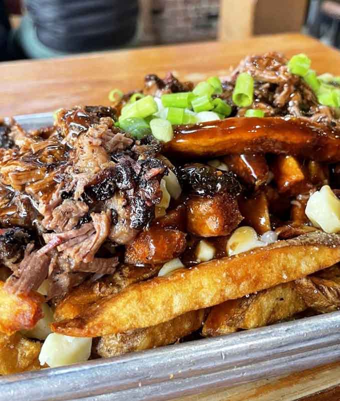Brisket poutine proves that when Connecticut meets Quebec meets Texas, beautiful things happen on a plate.