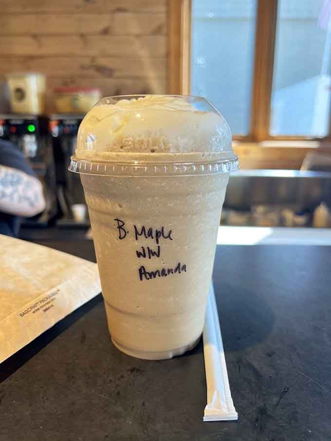 That maple drink with almond milk proves healthy choices can still taste indulgent.