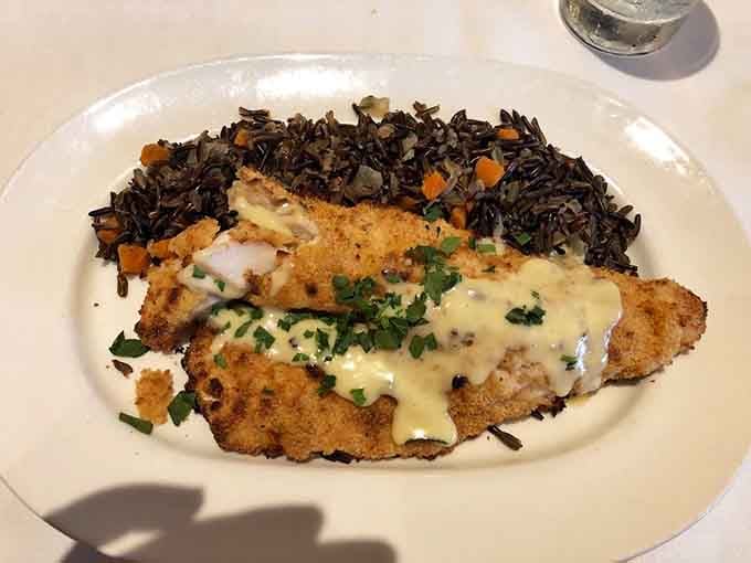 Walleye pike prepared with the kind of care that makes you understand why Minnesotans won't shut up about it.