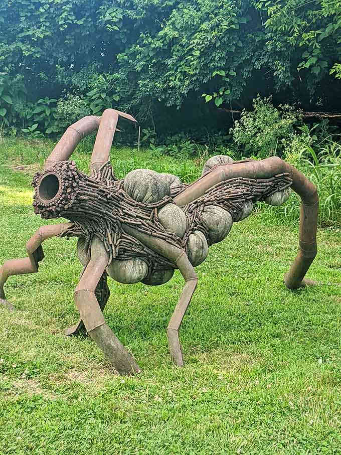 This creature looks like something from a Tim Burton film decided to take a permanent Kentucky vacation.