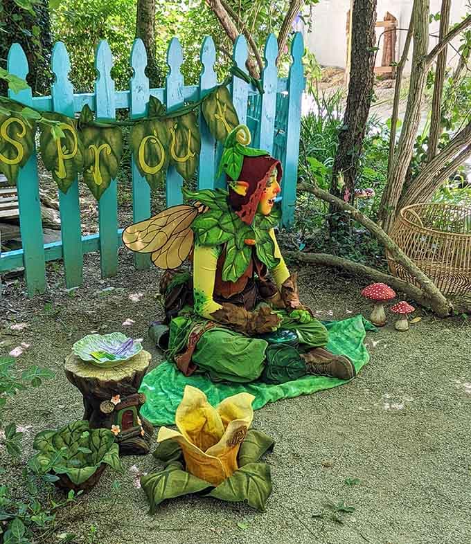 Sprout The Fae Of Seeds brings whimsical fairy magic to life, complete with enchanted garden setting and delightful costume details.