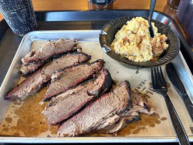 The kind of brisket that makes you understand why people write love songs about food and question all previous relationships.