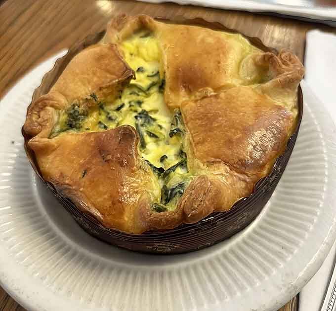 A golden-domed soufflé that rises to the occasion, literally, proving patience and technique create edible magic.