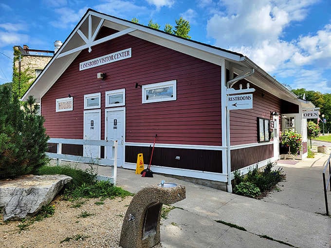 The visitor center welcomes you to start your adventure in a town that's mastered the art of hospitality.