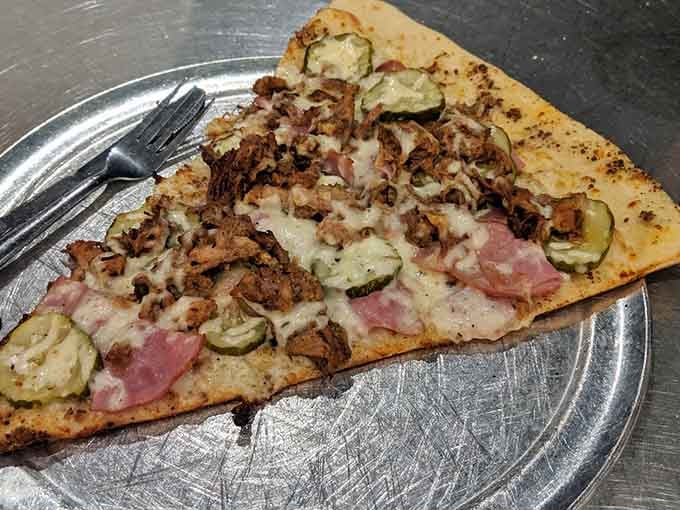 The Cuban Slice brings pickles to pizza and somehow makes it work &ndash; culinary rules are merely suggestions here.
