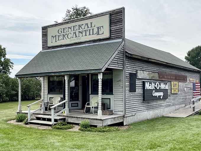 The General Mercantile is where frontier families got everything from flour to nails, no two-day shipping required back then.