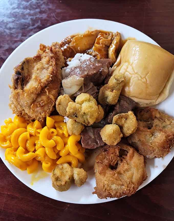 This plate has more variety than a streaming service and tastes infinitely better than anything on TV.