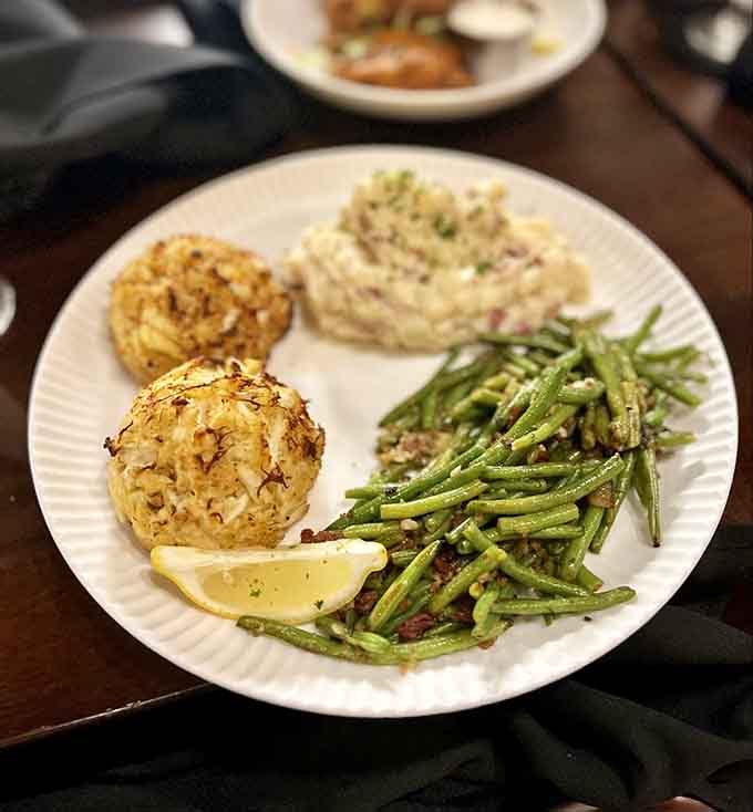 Those golden crab cakes command attention like Sinatra entering a Vegas showroom, pure class on a plate.