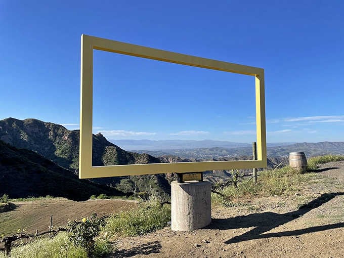 That golden frame perfectly captures what your eyes already know: this view deserves to be art.