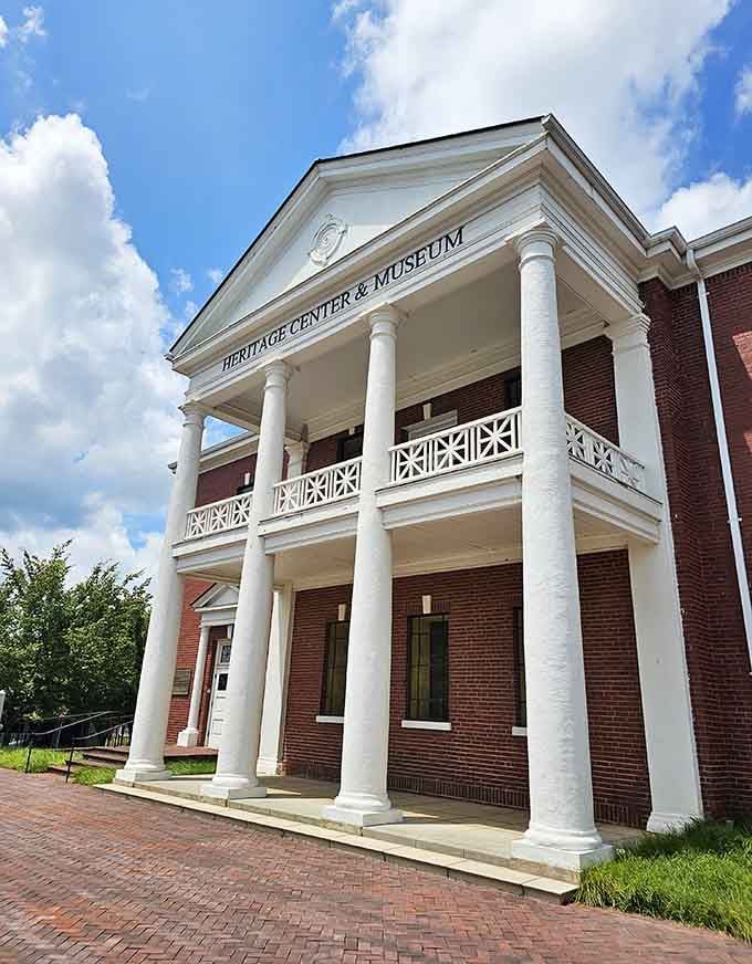 The Heritage Center preserves local stories in a building as stately as the history it protects.