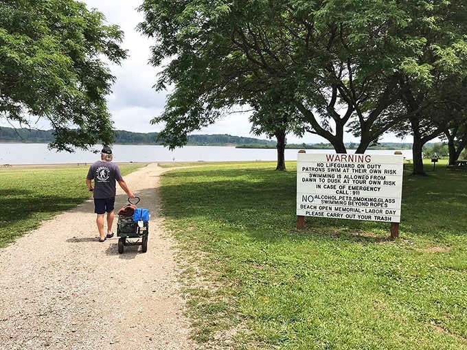 Nothing says summer like a stroller walk along the shore where memories outnumber the grains of sand.