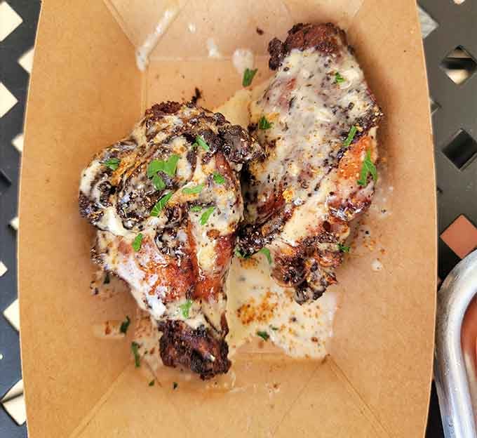 White sauce wings that'll make you forget everything you thought you knew about chicken.