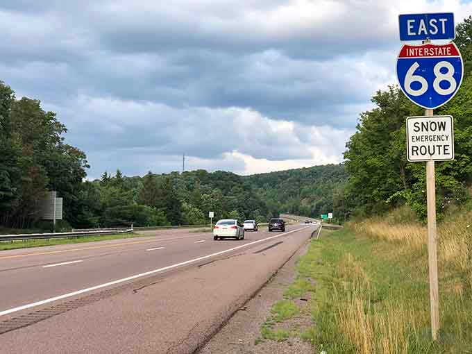 Mountains stacked like pancakes at Sunday breakfast, each layer more delicious than the last for your eyes.