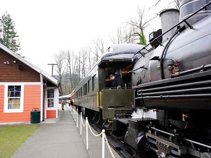 Even the depot exudes vintage charm, where every detail whispers stories of an era when travel meant something.
