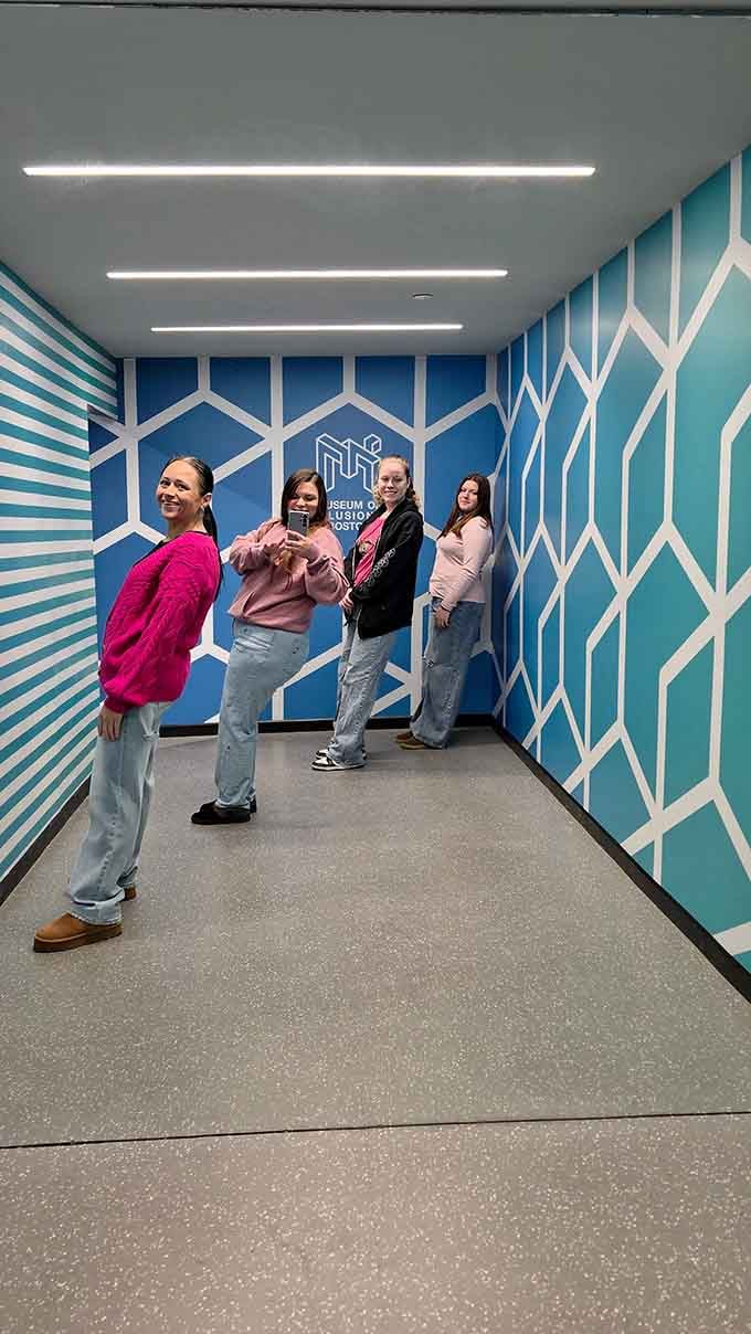 Stand perfectly straight while your brain insists you're tilting, creating photos that'll have everyone questioning your sobriety at brunch.