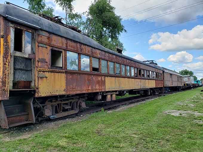 These passenger cars once carried travelers in style, back when a train ride was an event, not just transportation.