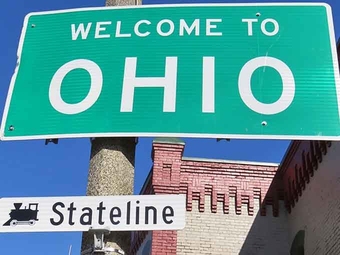 Sometimes the best view is the simplest one: those bold green letters spelling out the place you're proud to call home.