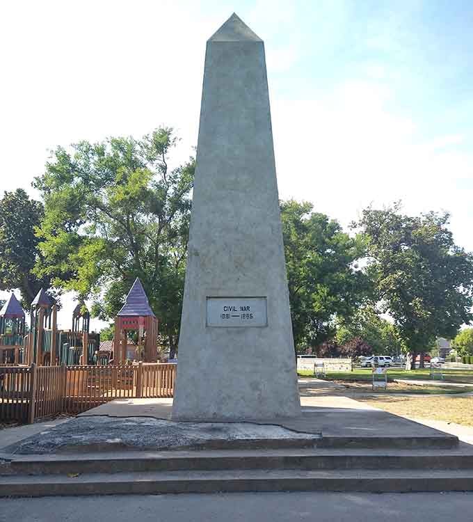 This Civil War monument stands as a quiet reminder that history happened everywhere, not just in textbooks.