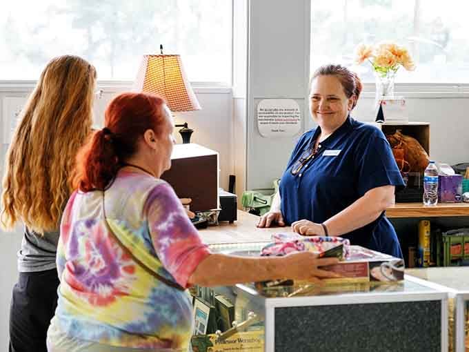 Friendly faces at checkout make the bargain hunting experience even better than the deals you've just scored.