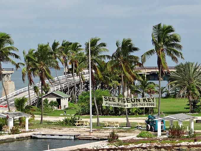 Pigeon Key sits there looking like someone's private island, except it's accessible to anyone willing to make the drive down here.