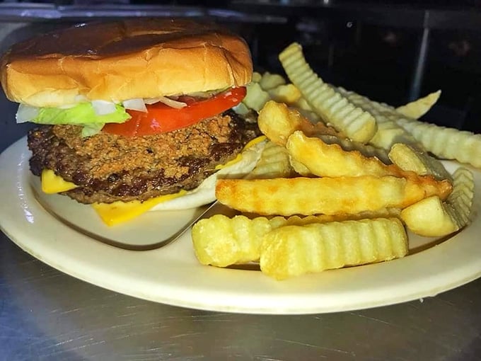 When your burger needs breading and comes with tater tots, you know you've found a place that understands comfort.