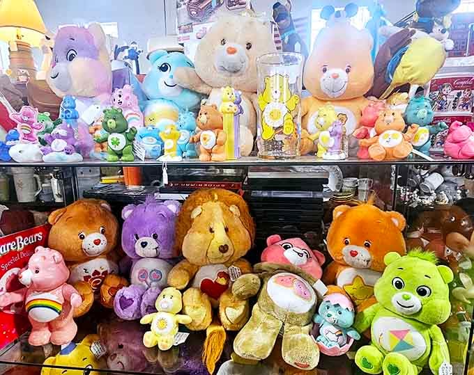 Care Bears proving that the 1980s never really left, they just moved to an antique mall in Illinois.