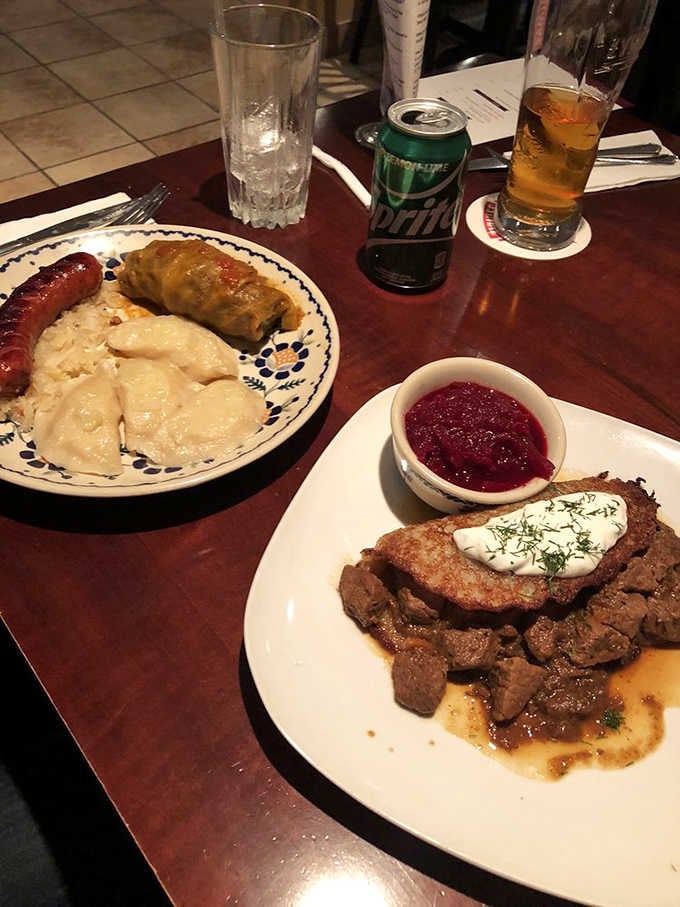 When your dinner includes golabki, kielbasa, and pierogi, you're not eating a meal but experiencing cultural heritage firsthand.