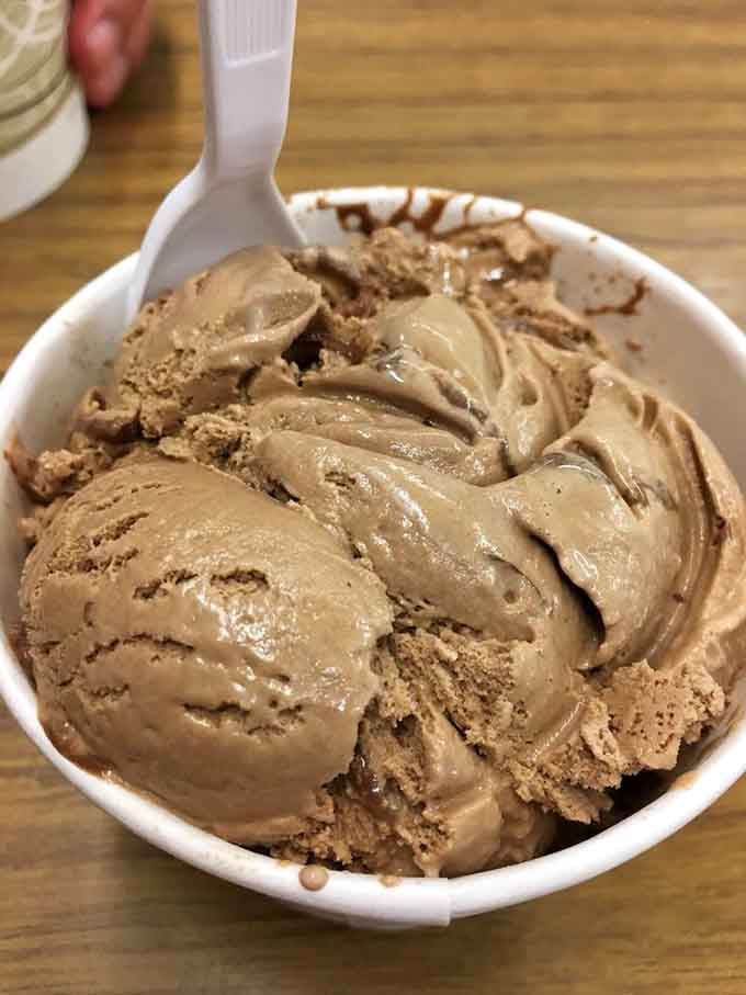 Mocha almond fudge delivers the kind of rich, creamy complexity that makes you forget you're technically eating health food.